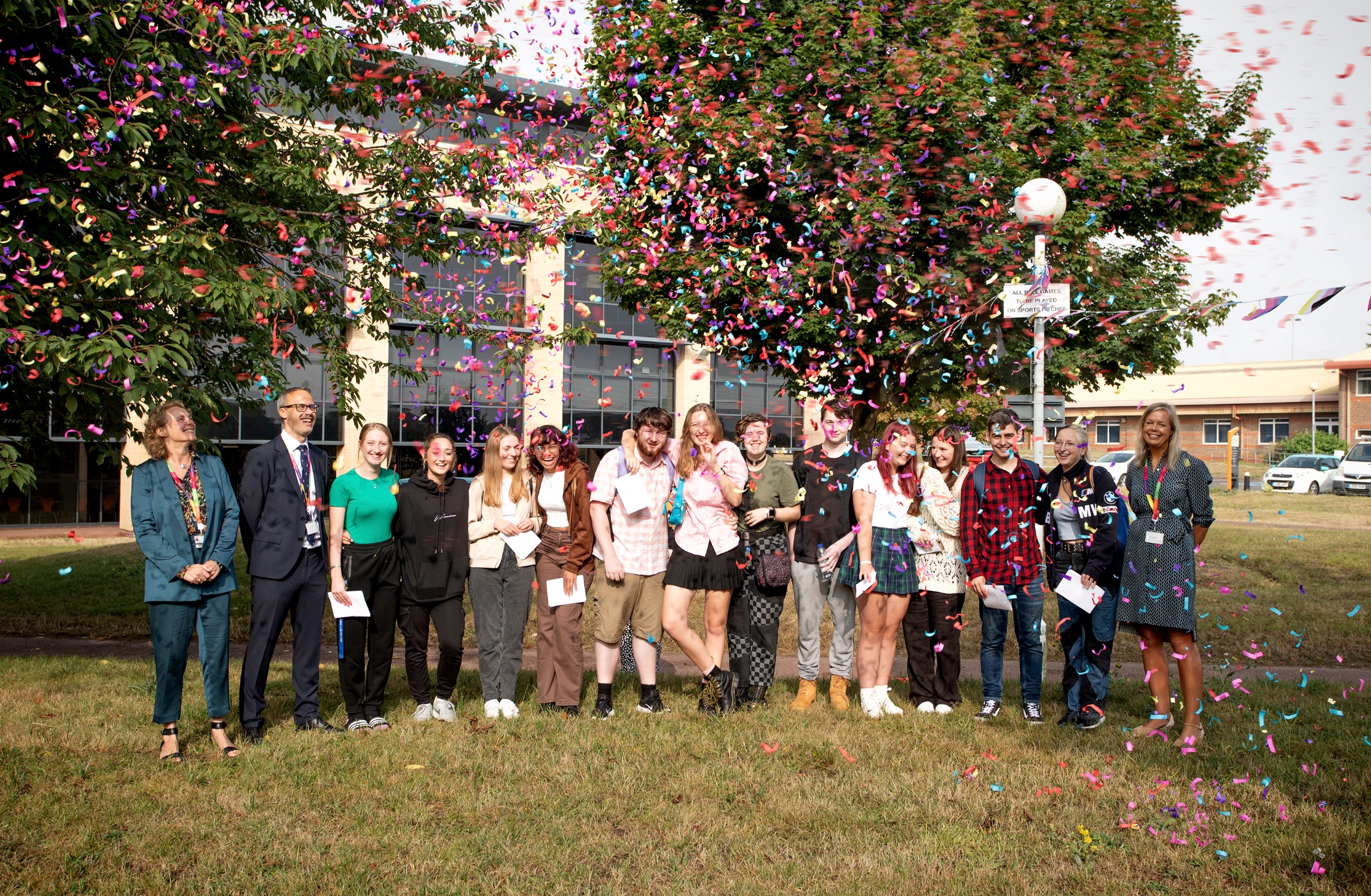 ESC Students Celebrate their Results! | East Sussex College