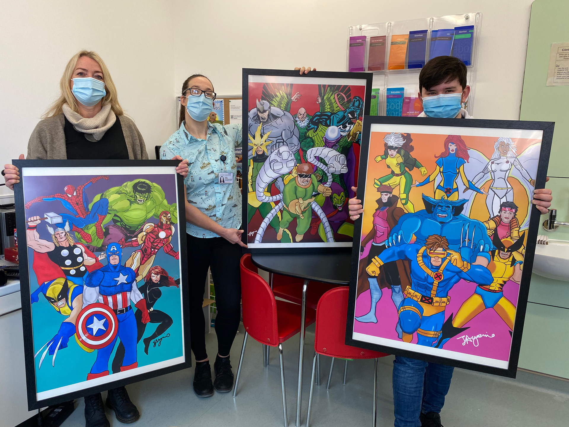 Student Donates Superhero Artwork to Children’s Hospital | East Sussex ...