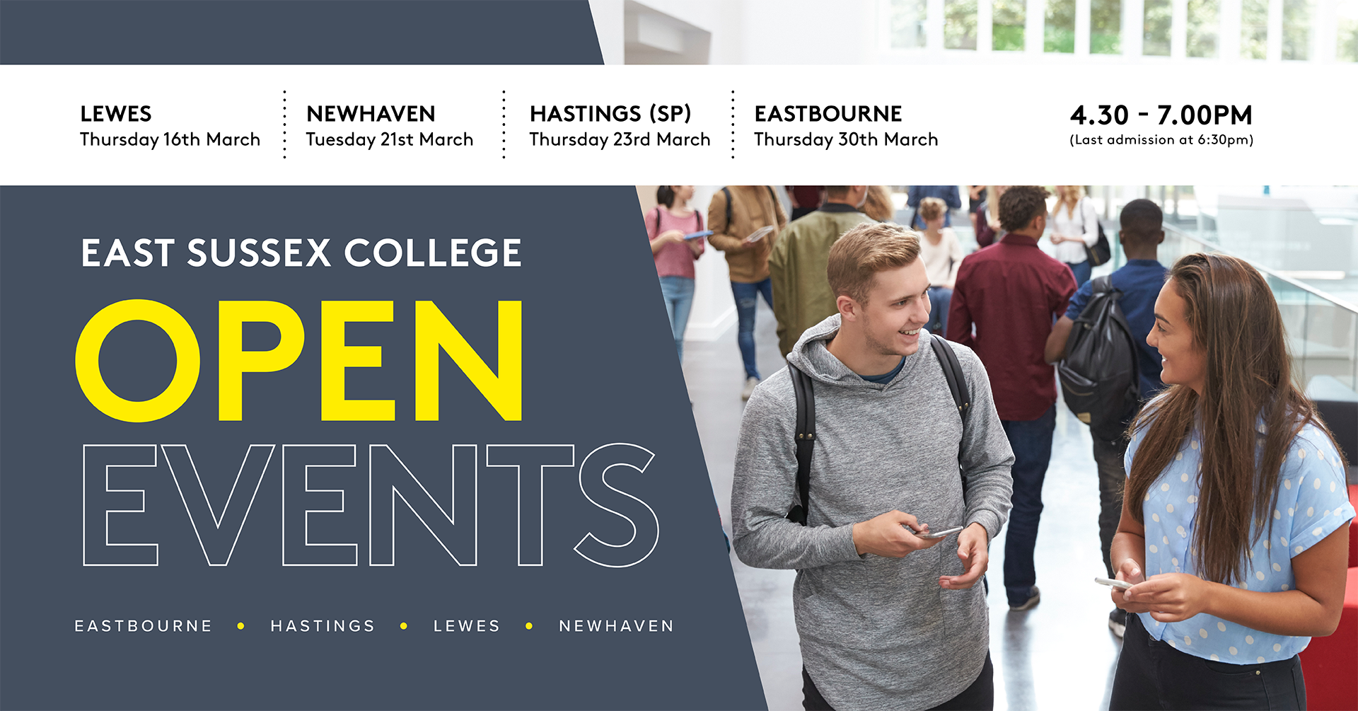 East Sussex College Open Events Return! | East Sussex College