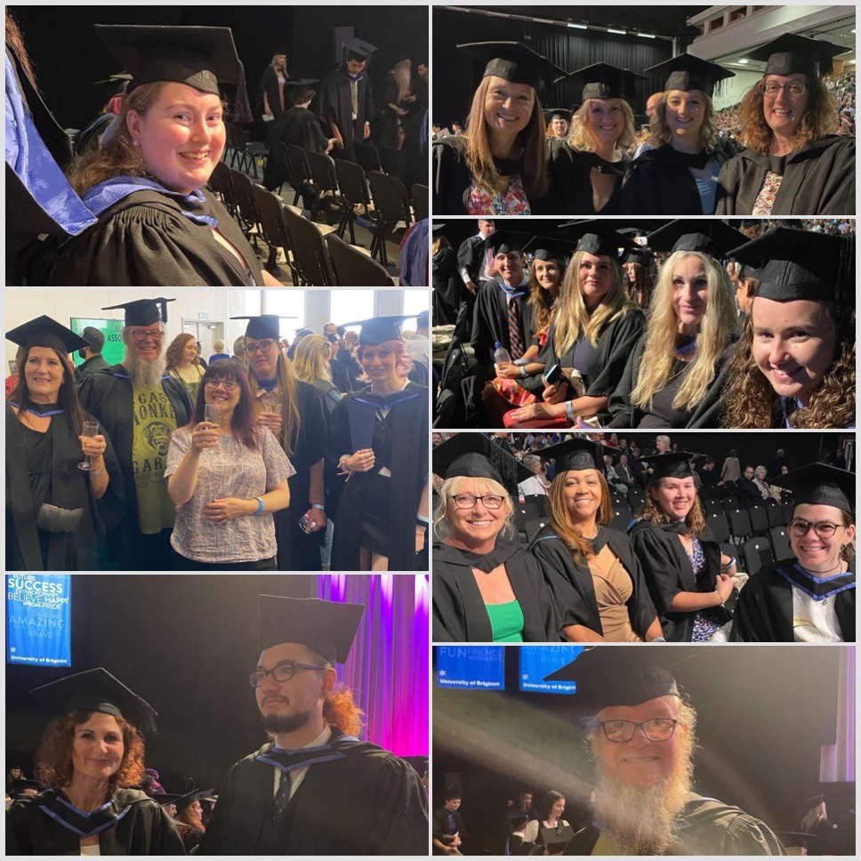 HE Students Celebrate on their Graduation | East Sussex College