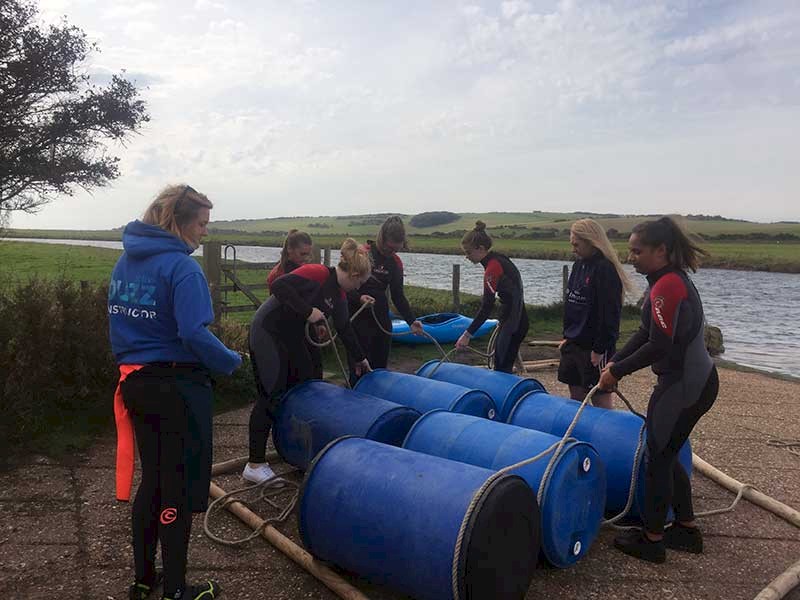 HE Sports Students’ Team-Building Induction | East Sussex College