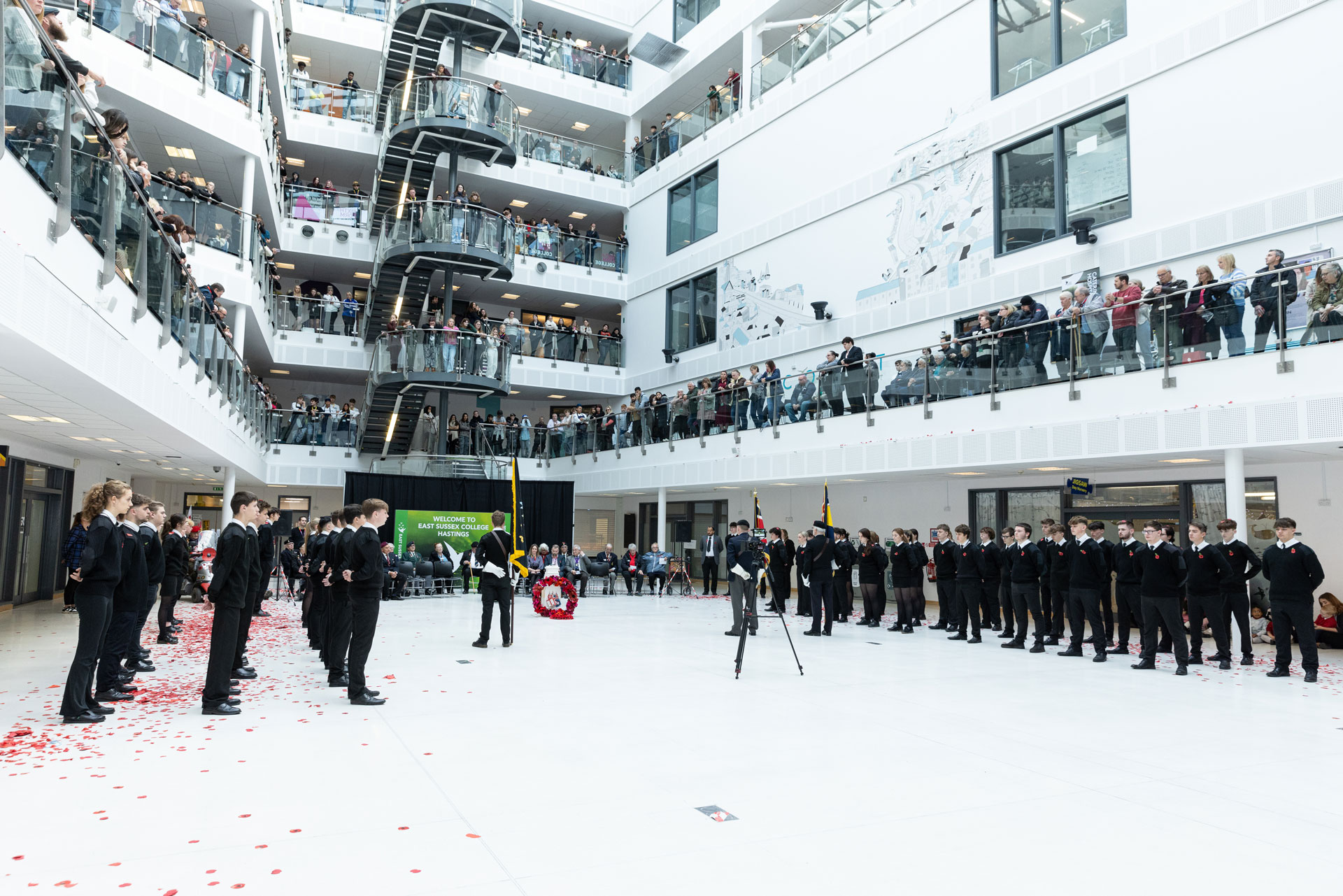 Esc Honours Fallen Heroes With Remembrance Day Services East Sussex